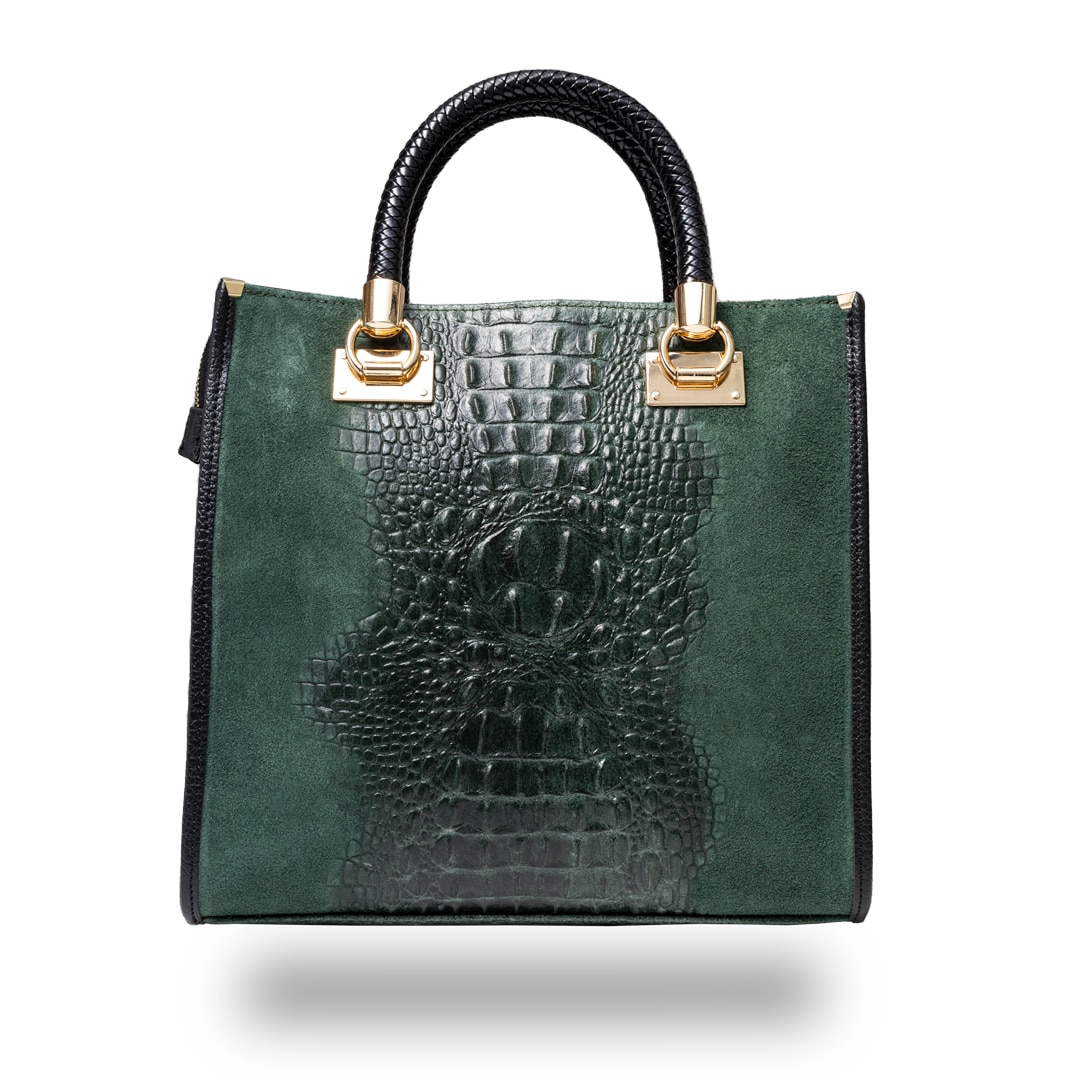 Poseta dama, piele, Toro Nero, Ava, verde - eMAG.ro