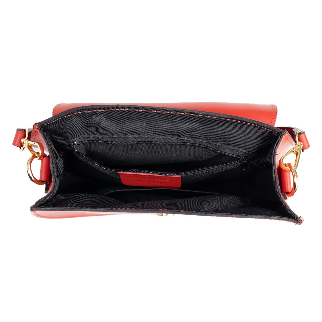 Poseta dama, piele, Toro Nero, Simona, rosu - eMAG.ro