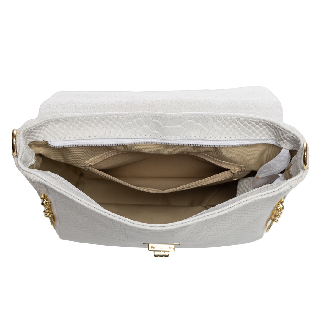 Poseta dama, piele, Toro Nero, Berenice, gri deschis - eMAG.ro