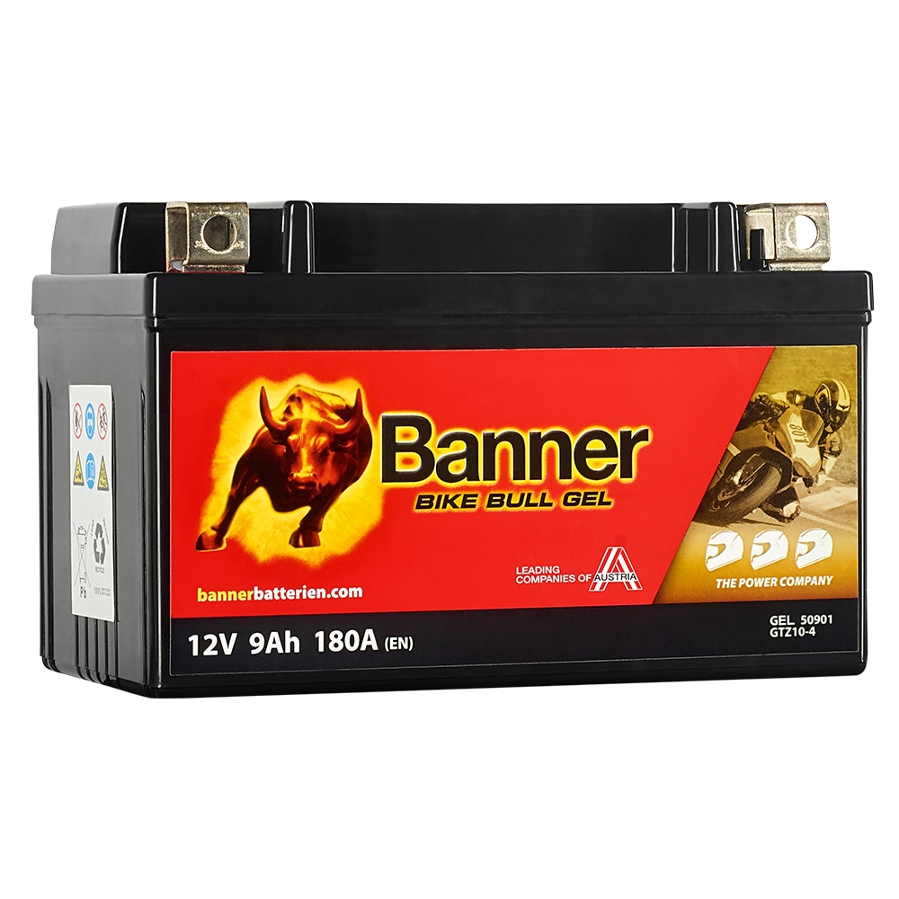 Banner Bike Bull AGM+SLA 12V 9Ah Bal 50901 YTZ10S motorakkumulátor ...