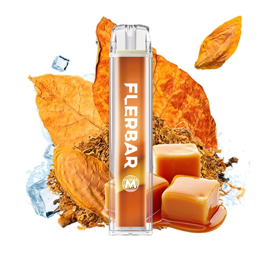 Kit Tigara Electronica Flerbar M Caramel Tobacco 600 puff 20mg - eMAG.ro