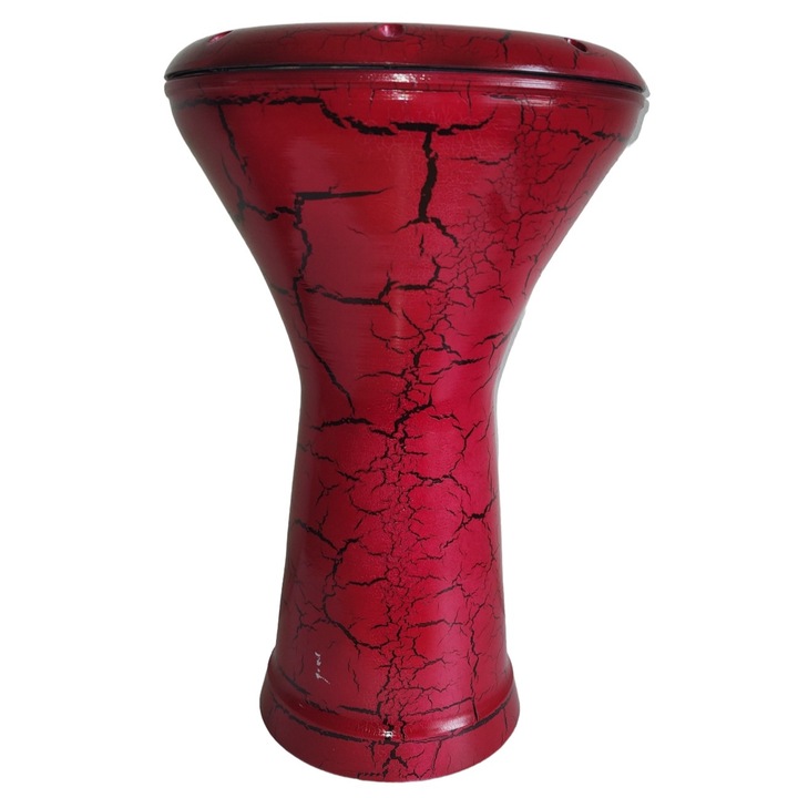 Tarabana Darbouka Rosu cu Negru Dimensiune 21.5 cm x 44 cm - eMAG.ro