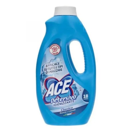 Detergent lichid Ace pentru haine albe si colorate 990ml 18 spalari ...