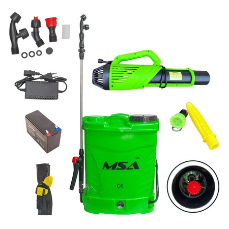Pompa stropit electrica MSA 12V. 8 Ah. capacitate 16 Litri. 5 Bar ...