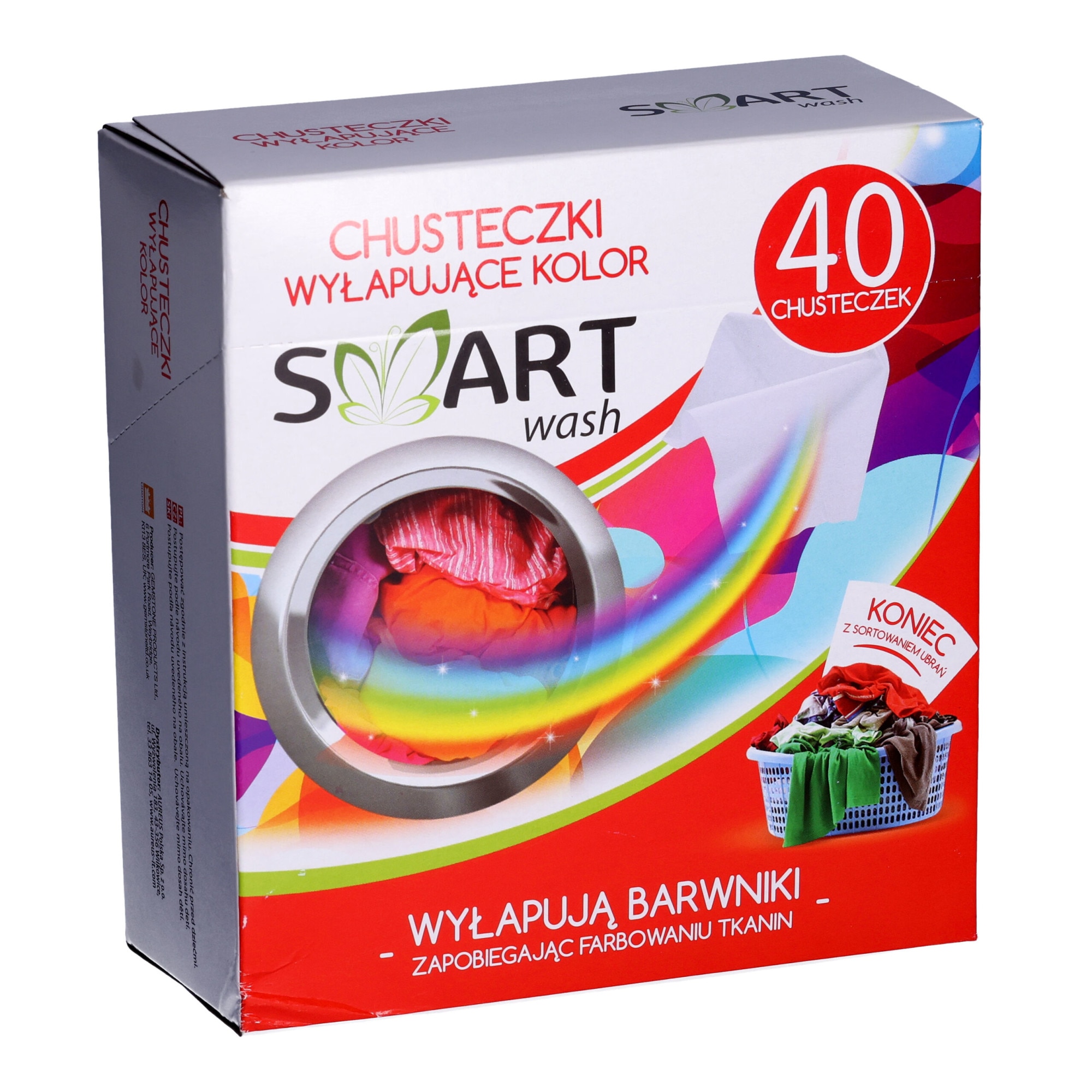 Servetele pentru rufe colorate, Smart Wash, 40 buc - eMAG.ro