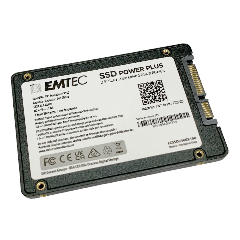 Вътрешен хард диск SSD(Solid State Drive) Emtec X150 SSD Power Plus ...