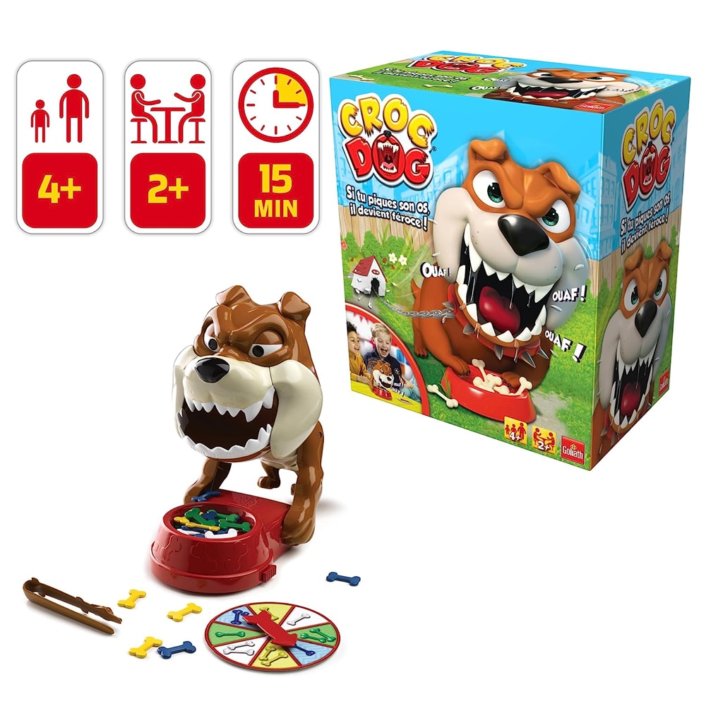 Детска настолна игра Goliath Croc Dog 7145474 1-1, За 4+ години, За 2 ...