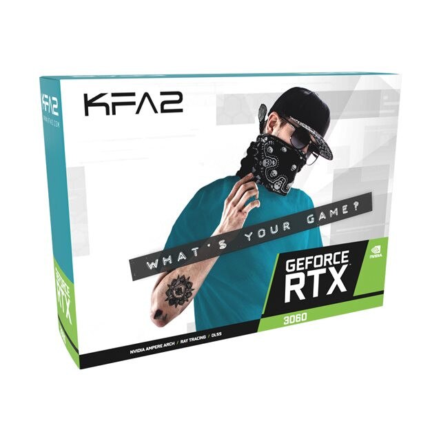 Placa video, Kfa2, GeForce RTX 3060, 12GB, GDDR6, 192-bit, 1777MHz ...