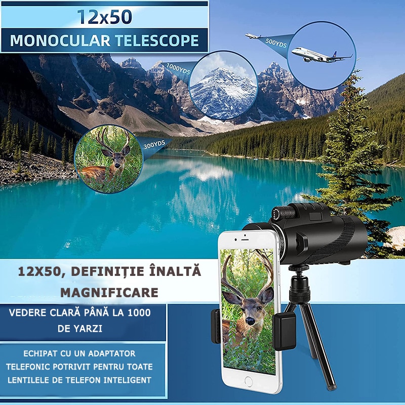 Telescop monocular de inalta rezolutie, jucarii pentru copii in aer ...
