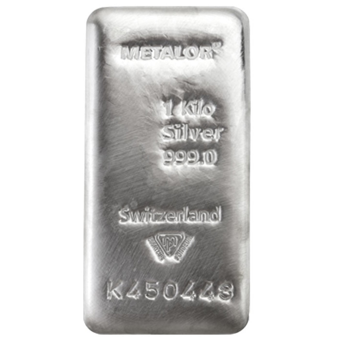 Lingou argint, Metalor, 1000 g, puritate 999.0 - eMAG.ro