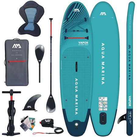 Set Placa cu vasle, AQUA MARINA, Pentru Canoe-Caiac, Gonflabila ...