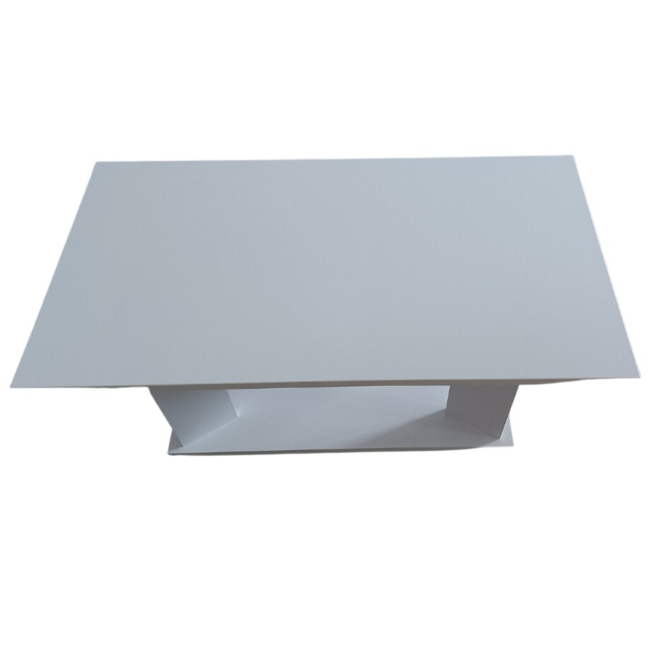 Masuta Cafea cu Rotile Eco-M2, 93 x 50 x 45cm, PAL 18mm, Alba - eMAG.ro