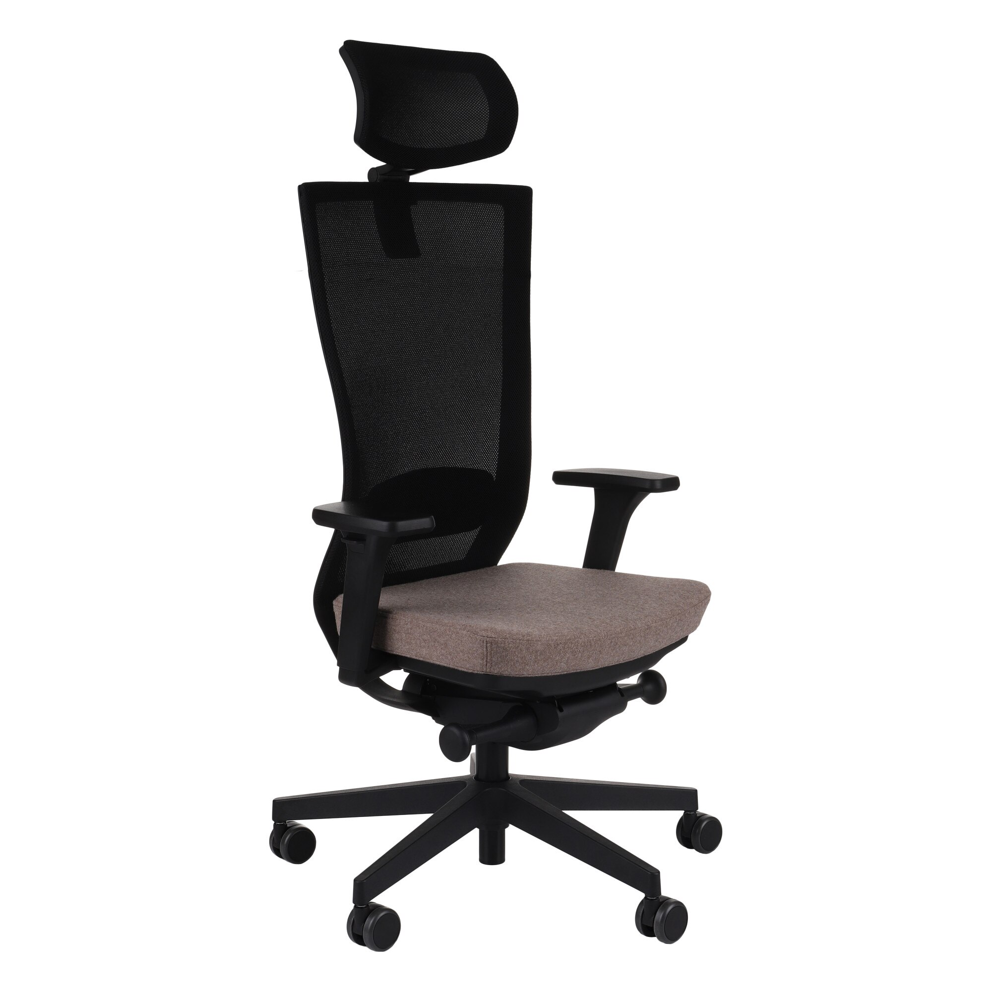 Scaun de birou, Grospol, Marti BS HD cu tetiera, Baza Black, Tesatura ...