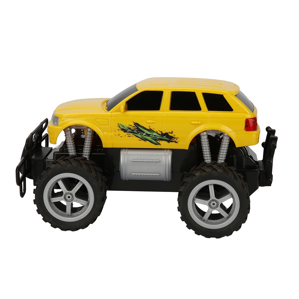 Masinuta Suncon RC - Jeep Jumbo Wheels, galben, 1/18 - eMAG.ro