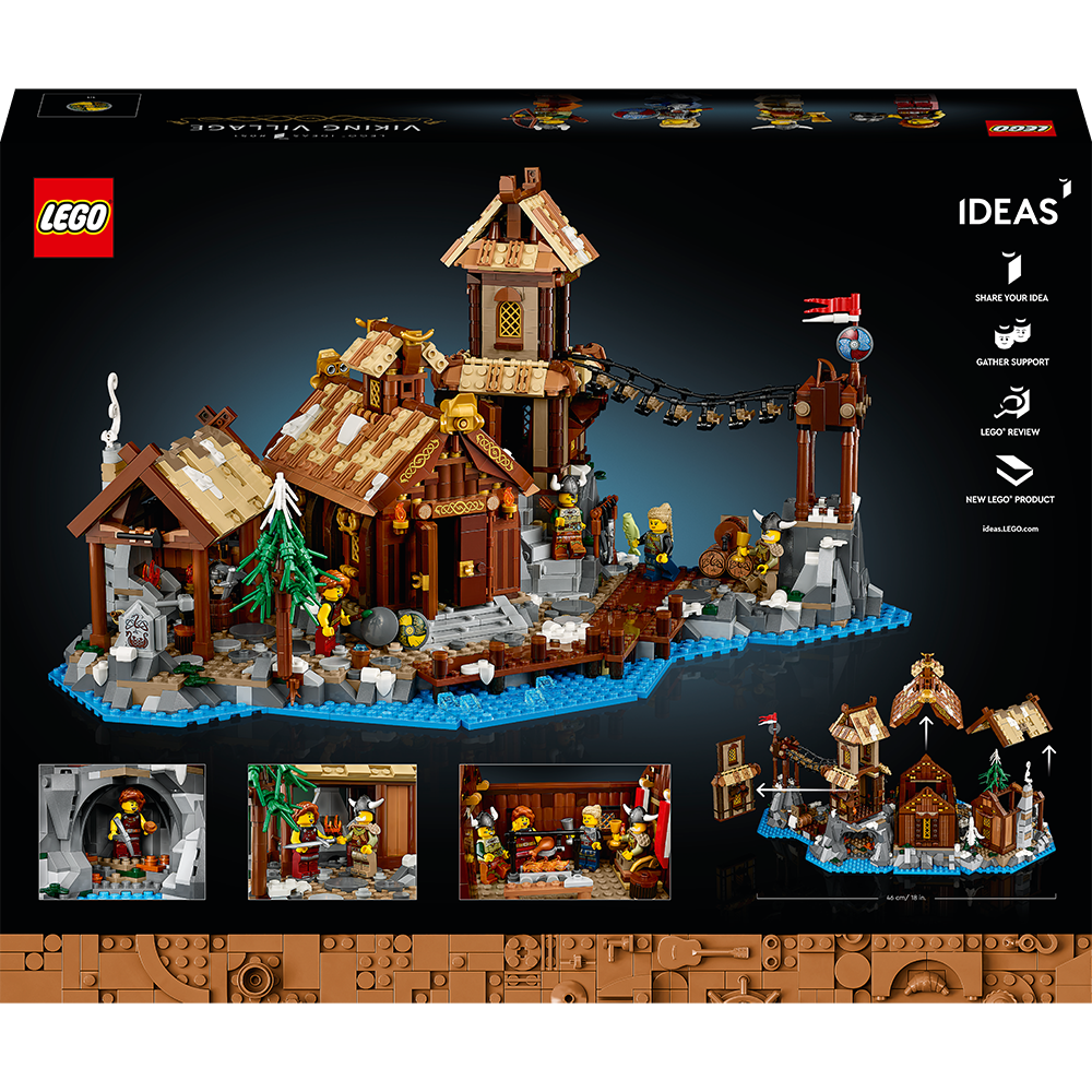 LEGO® Ideas - Viking village 21343, 2103 части - eMAG.bg