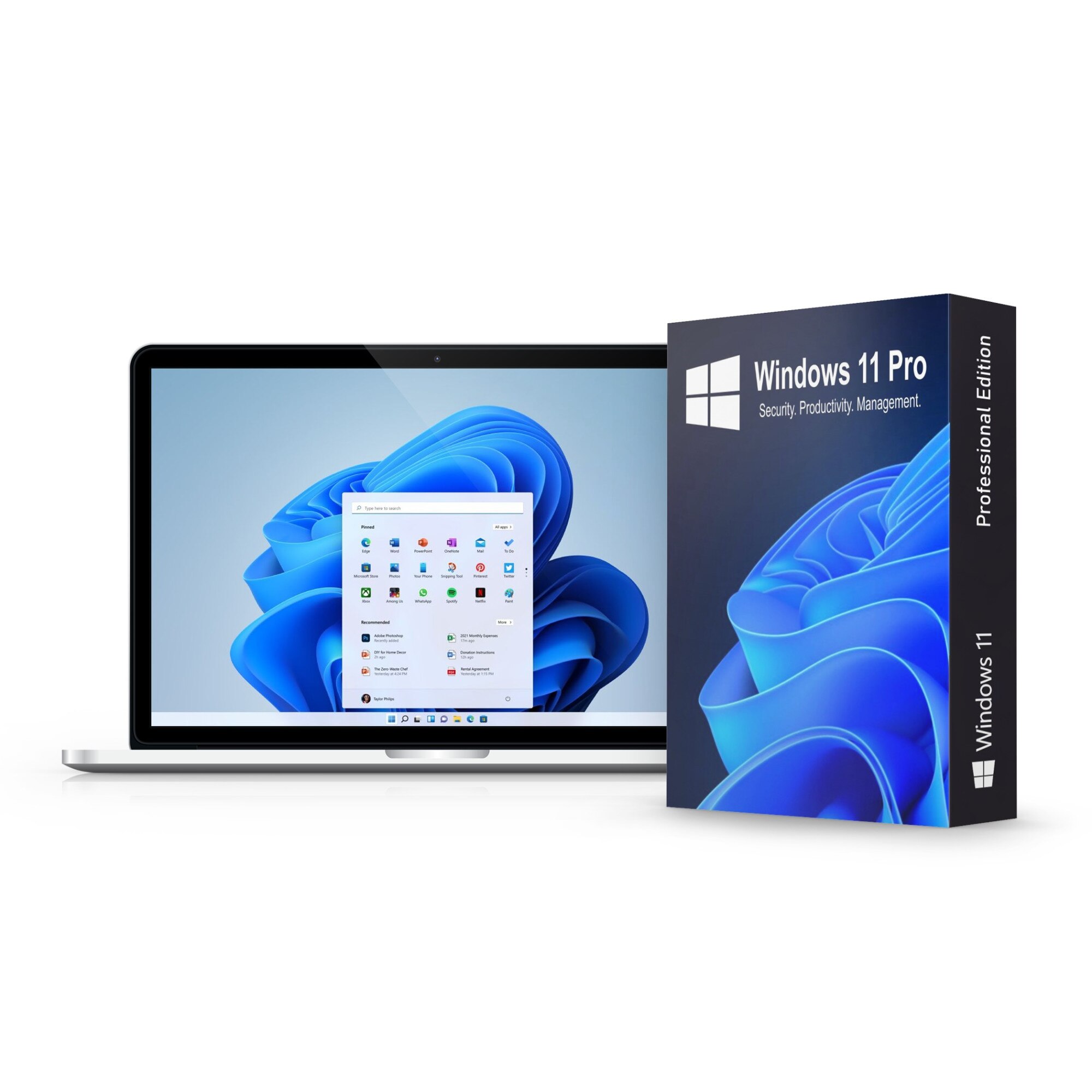 Windows 11 Pro 64bit, Code in the Box - Medialess - eMAG.ro