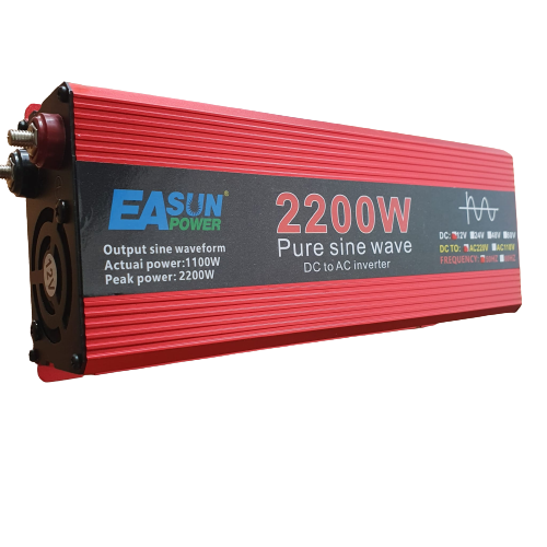 Invertor, EASUN IPOWER, 12V, 2200W, Sinus pur pentru Sisteme de panouri ...