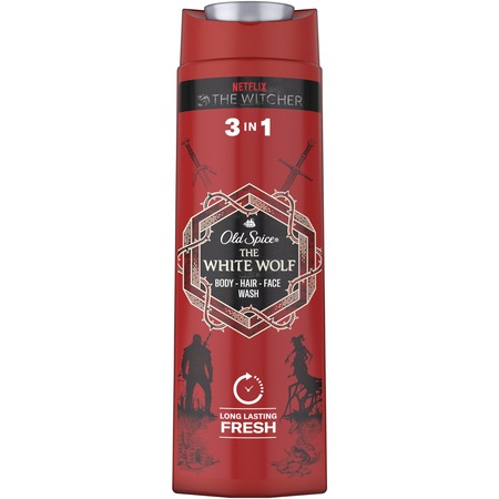 Gel de dus Old Spice The Whitewolf, editie limitata The Witcher, 400 ml ...