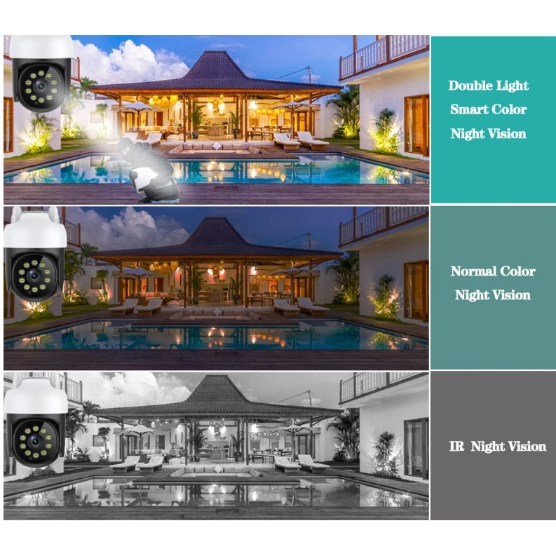 5mp външна Wifi Ip Tuya интелигентна камера с автоматично проследяване на безжична Ptz Emag Bg