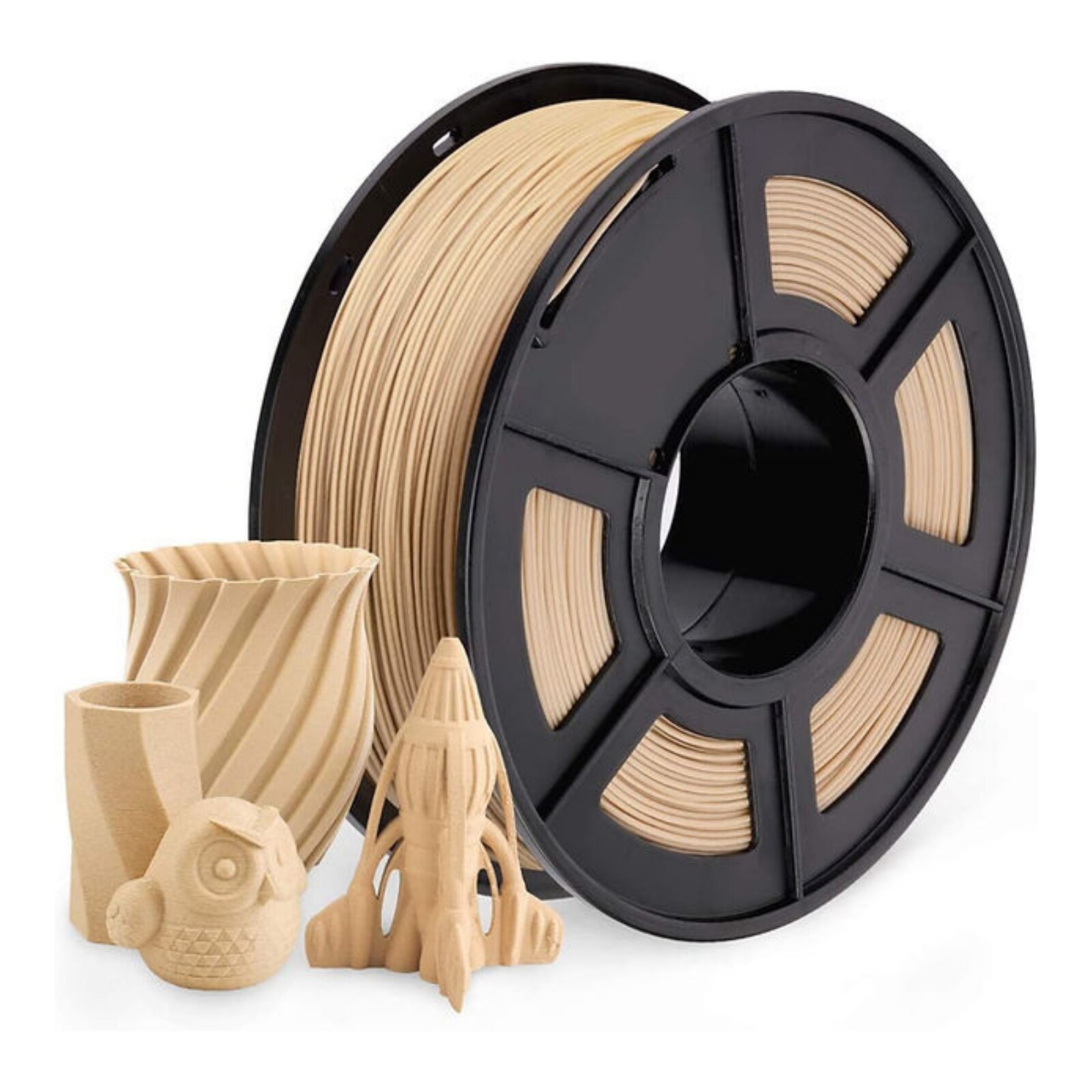 Rola filament, PLA, 1.75 mm, Lemn, Sunlu - eMAG.ro