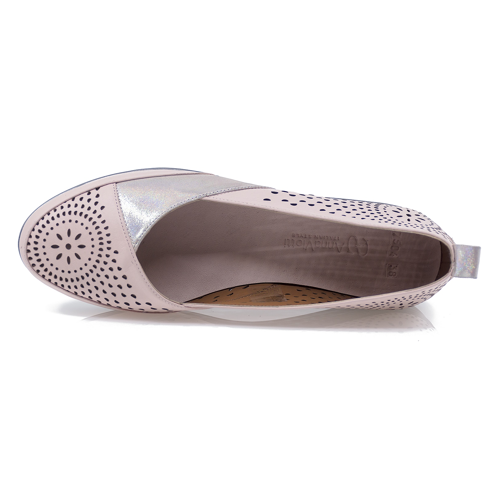 Balerini dama, Anna Viotti, Ann-7504(32-03), casual, piele naturala ...