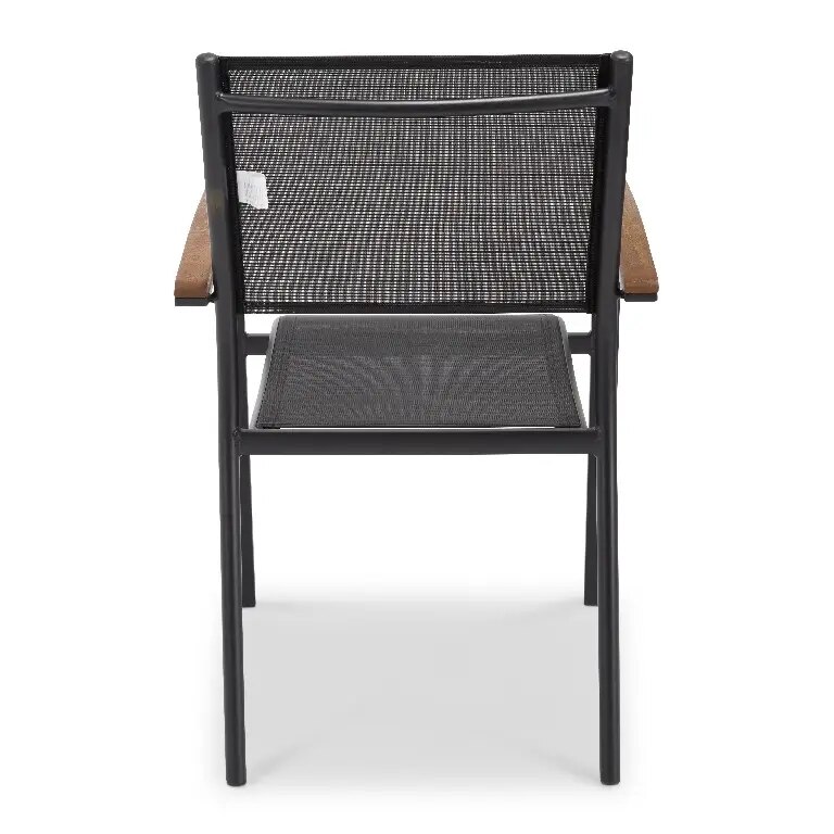 Стол за градина и тераса, черен, металик, 56 х 88 х 61 см - eMAG.bg