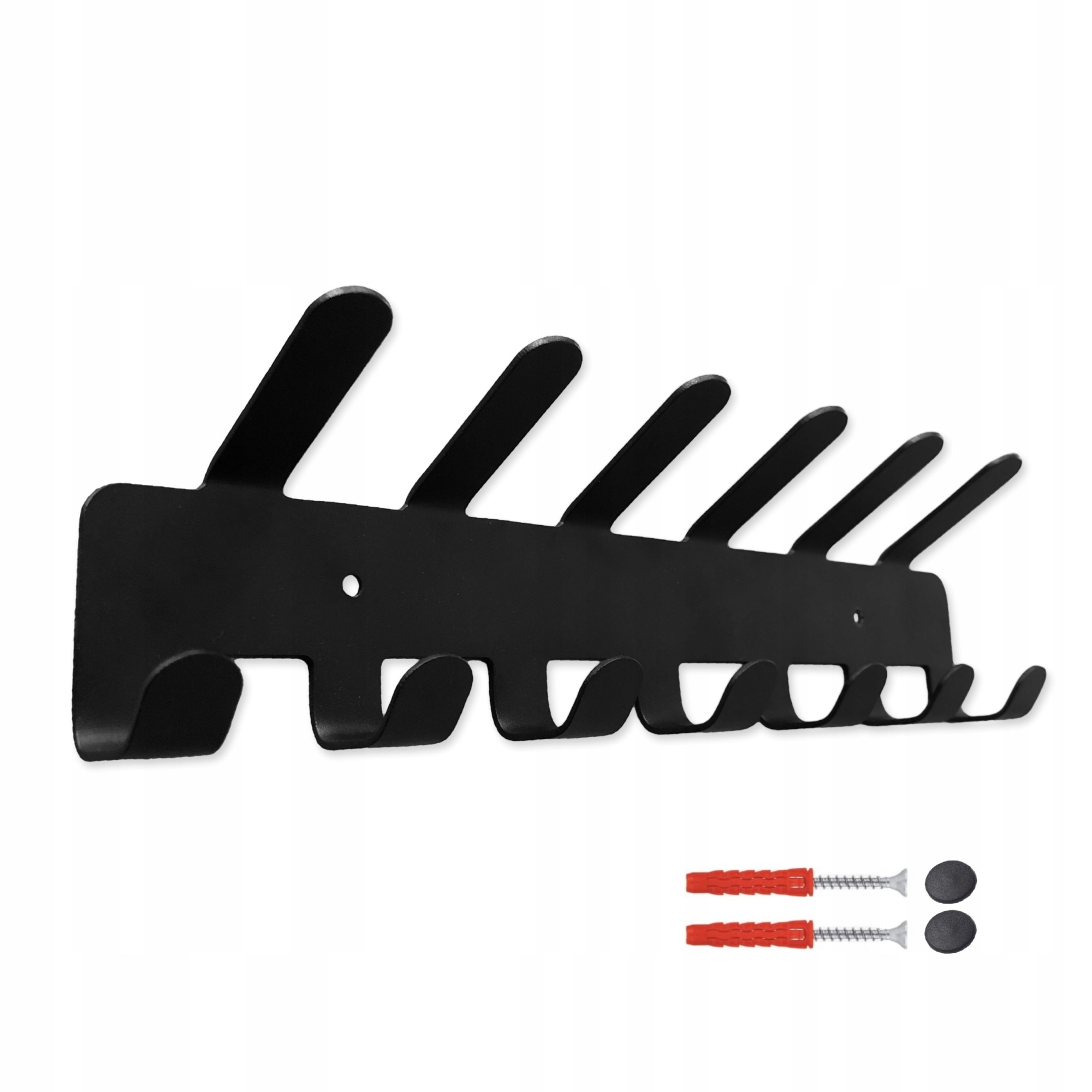 Set 2 cuiere de perete, Stalform, Otel, Negru - eMAG.ro