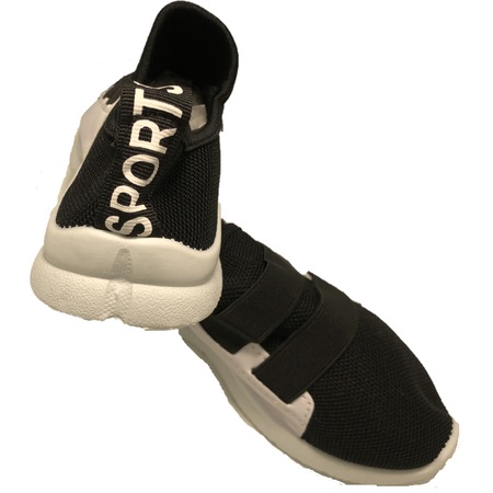 Adidasi copii, Sport, negrii, cu airici, marime 33 - eMAG.ro