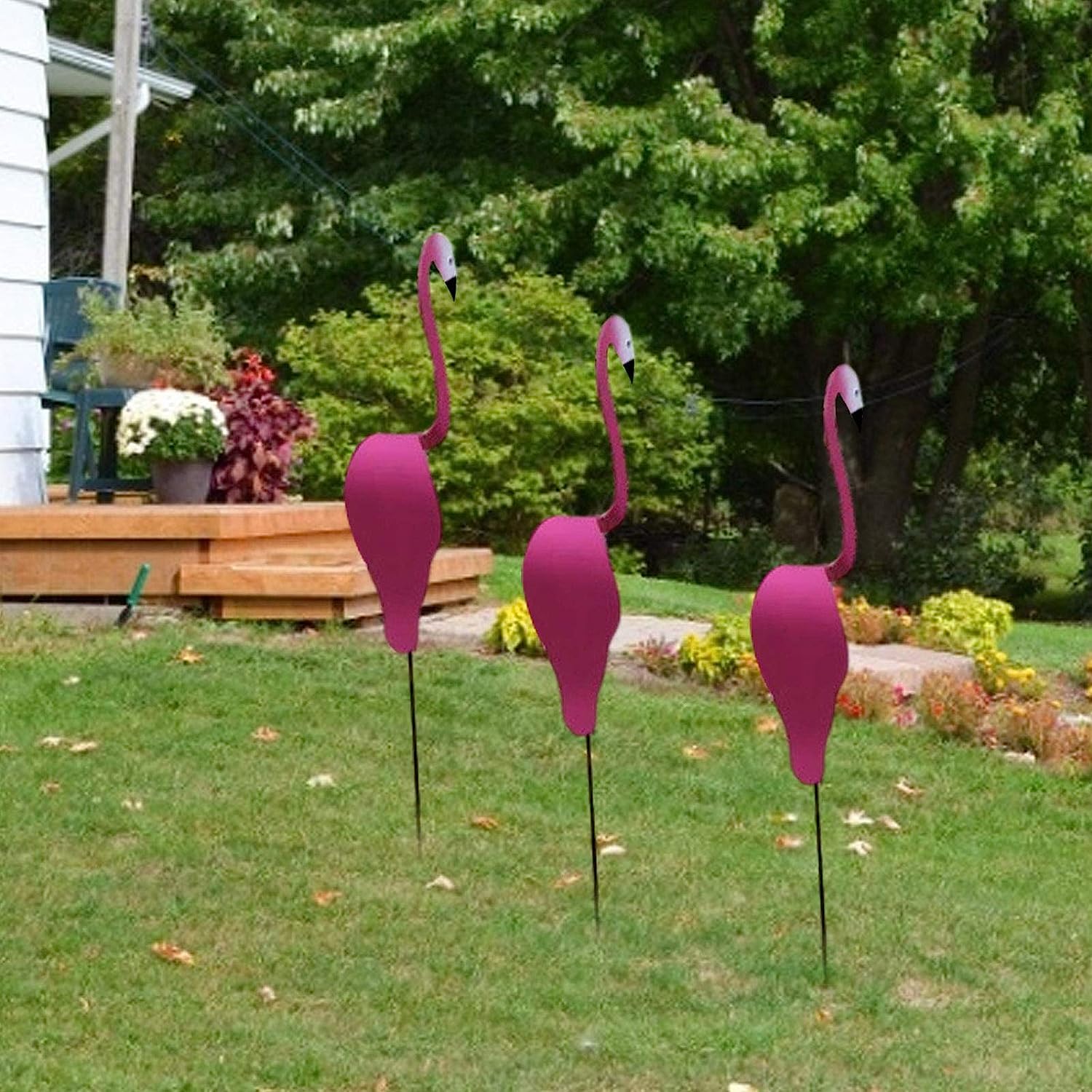 Decoratiune pentru gradina, Flamingo, Roz - eMAG.ro