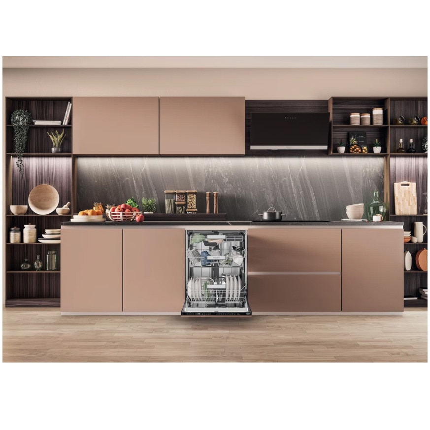 Съдомиялна за вграждане Hotpoint H8IHP42L, 14 комплекта, 10 програми ...