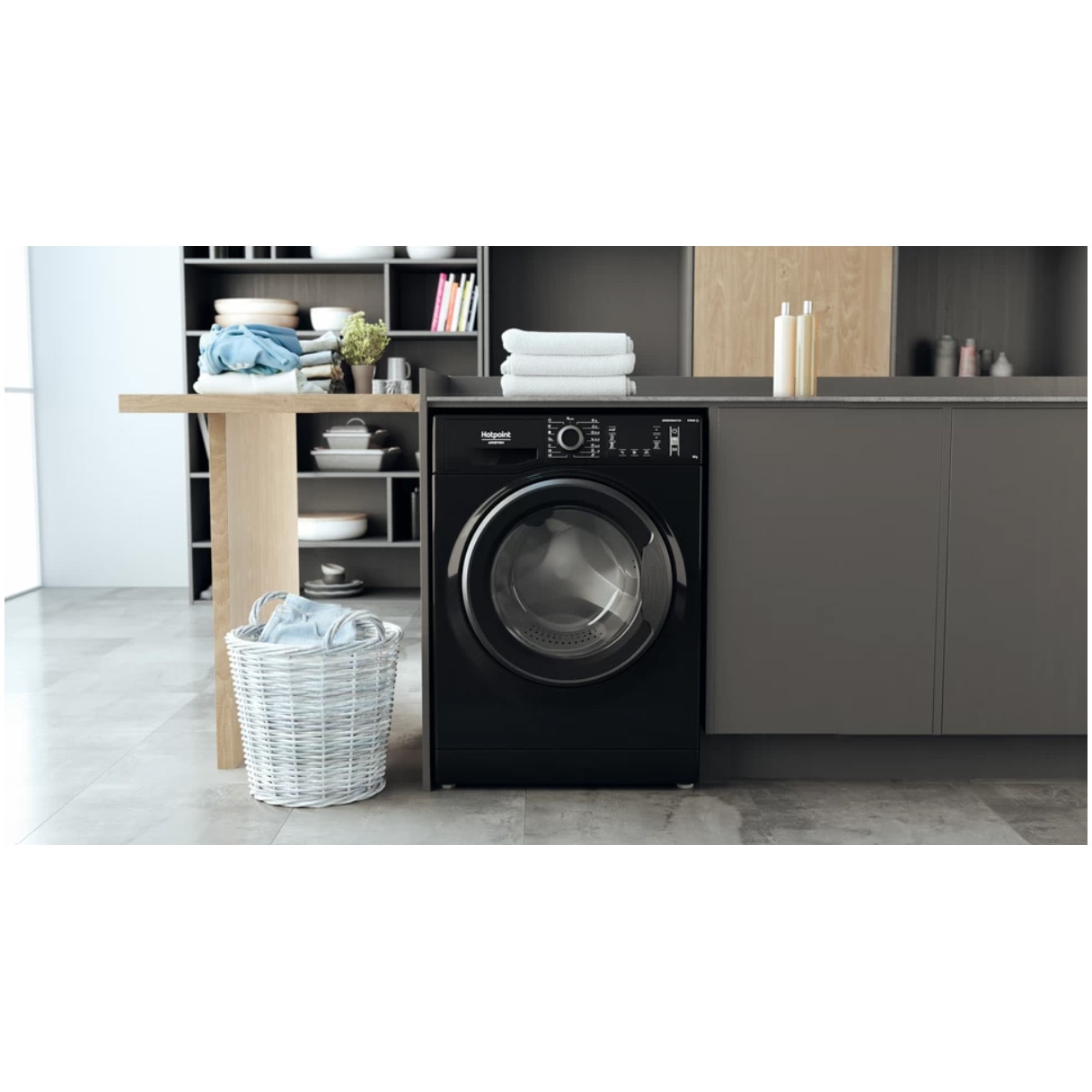 Masina de spalat rufe Hotpoint Natis NLCD946BSAEUN, 9 kg, 1400 rpm ...