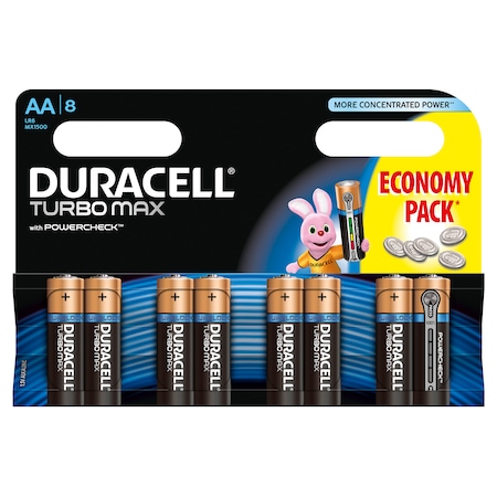 Baterie Duracell Turbo Max AAK8, R6, 8 buc - eMAG.ro