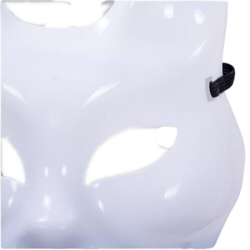 Masca pisica, Plastic, Alb - eMAG.ro
