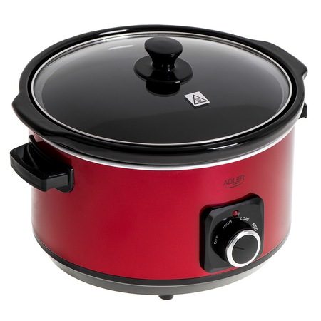 AD6431R, Slow cooker, 290 W, 5.8 L, 3 Viteza De Cald, Sticla Capac ...