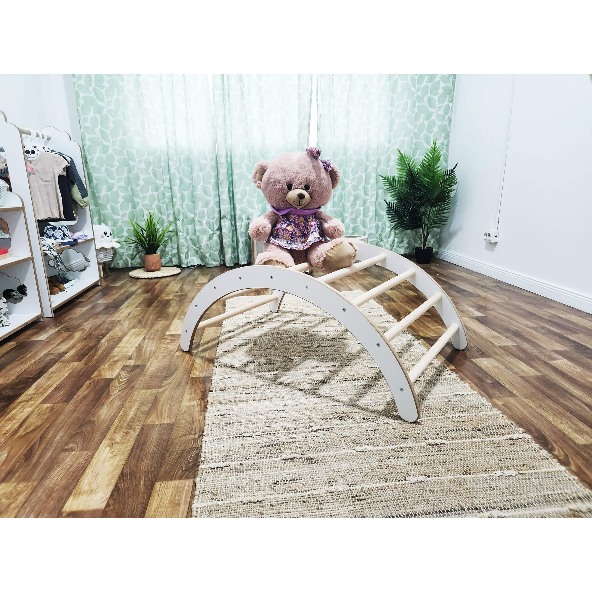 Semicerc Pikler tip montessori cu perna Bej - eMAG.ro