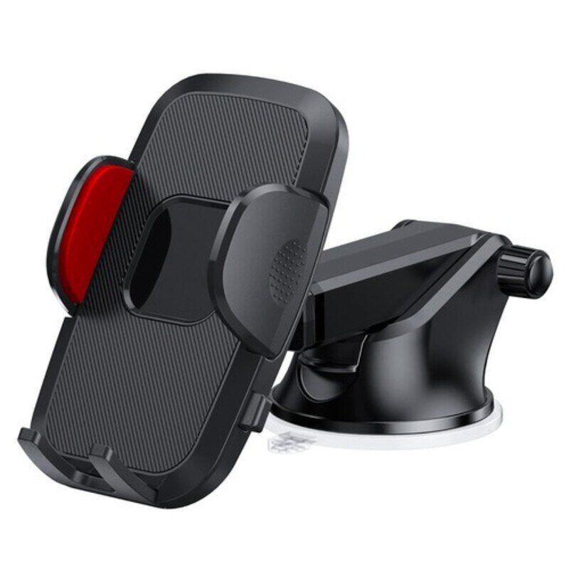 Suport auto telefon, telescopic, rotativ 360 grade, sistem prindere ...