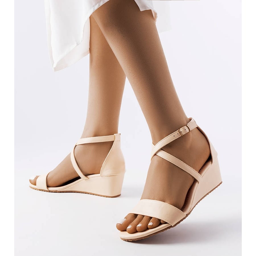 Sandale pentru femei, BM, BM171275, Bej, EU 39 - eMAG.ro