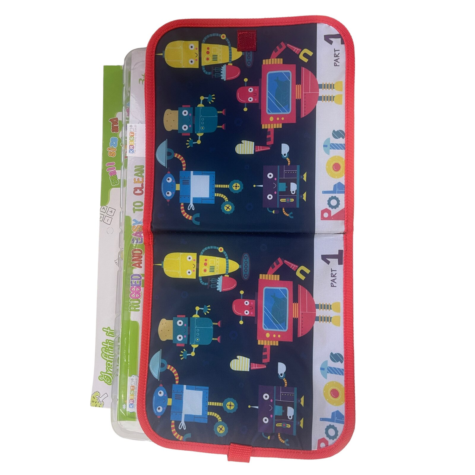 Jucarie educativa tip Carte de colorat cu 6 pagini, reutilizabila, cu ...