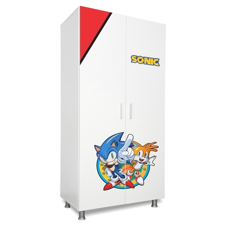 Sifonier copii Start Sonic, Alb, 180 x 80 x 52 cm - eMAG.ro