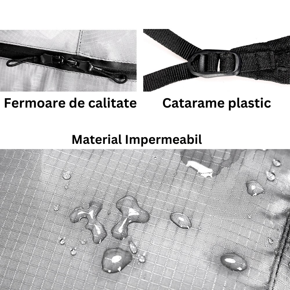 Rucsac sport, Milmatt, Unisex, Pliabil, material impermeabil, saculet ...