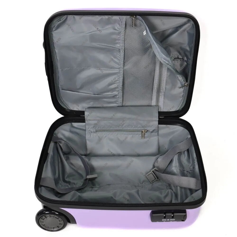 Troler Mic Cabina Avion, Lamonza Rivoli, ABS, 2 roti, 40x30x20 cm, Mov ...