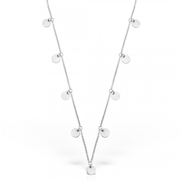 Colier din argint cu banuti - eMAG.ro