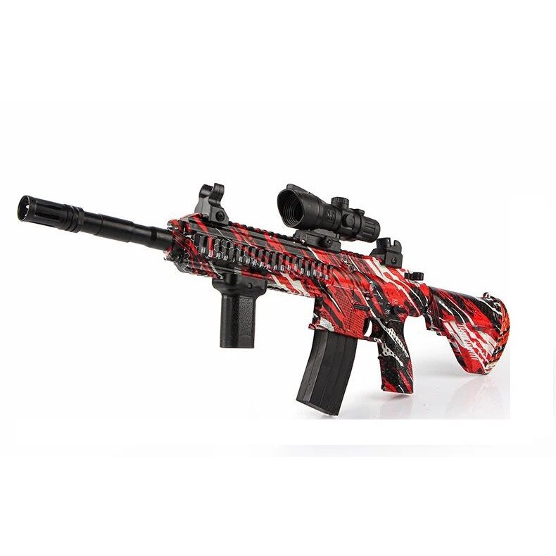 Pusca automata M4 cu mini gel si accesorii pentru copii, G950C ...