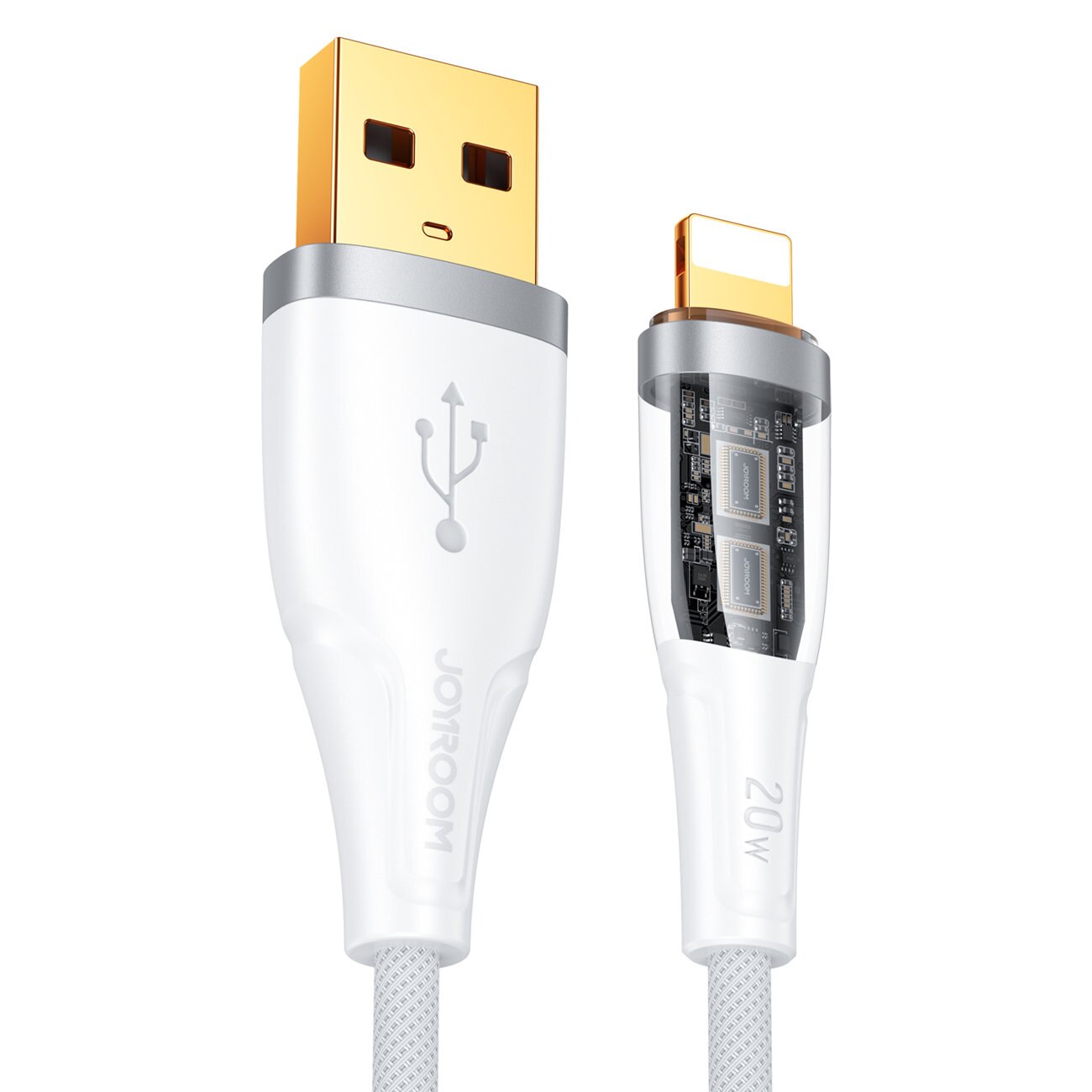 Cablu de incarcare rapida Joyroom cu comutator inteligent USB-A ...