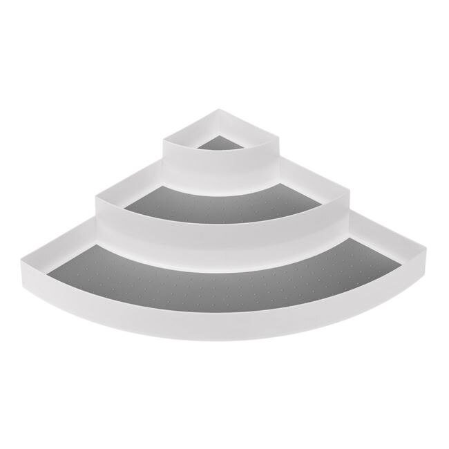 Suport pentru Condimente cu 3 Nivele eBA®, Plastic, Alb Gri 30 x 30 x 8 ...