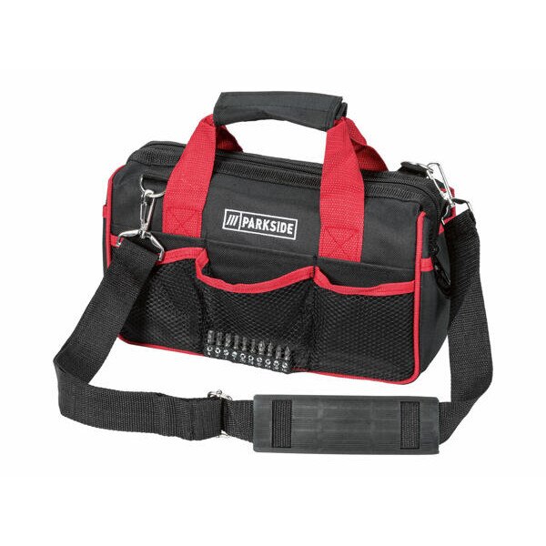 Geanta pentru scule Parkside, 11 buzunare exterior si 3 compartimente ...