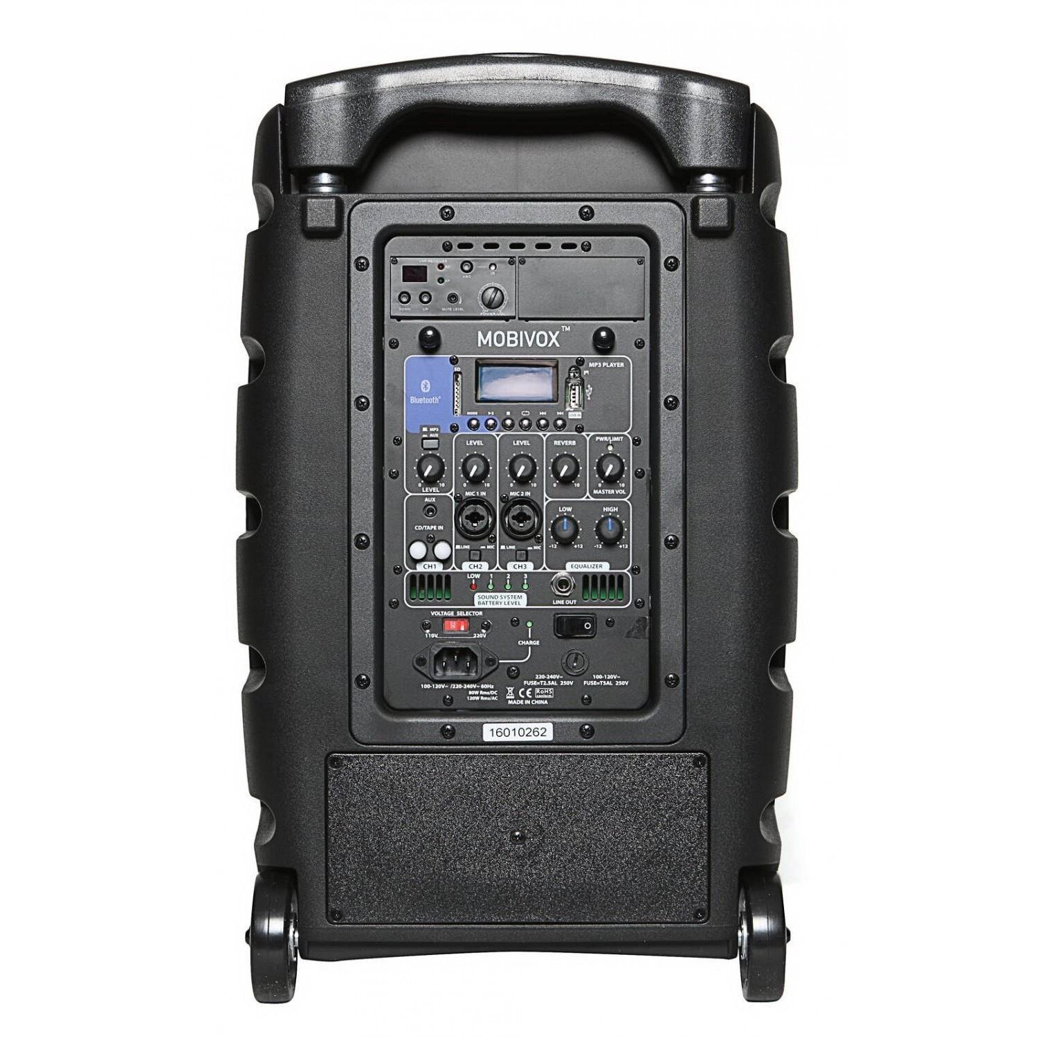 Boxa portabila, Novox, Otel/Cauciuc, 120 W, MP3 USB/SD - eMAG.ro