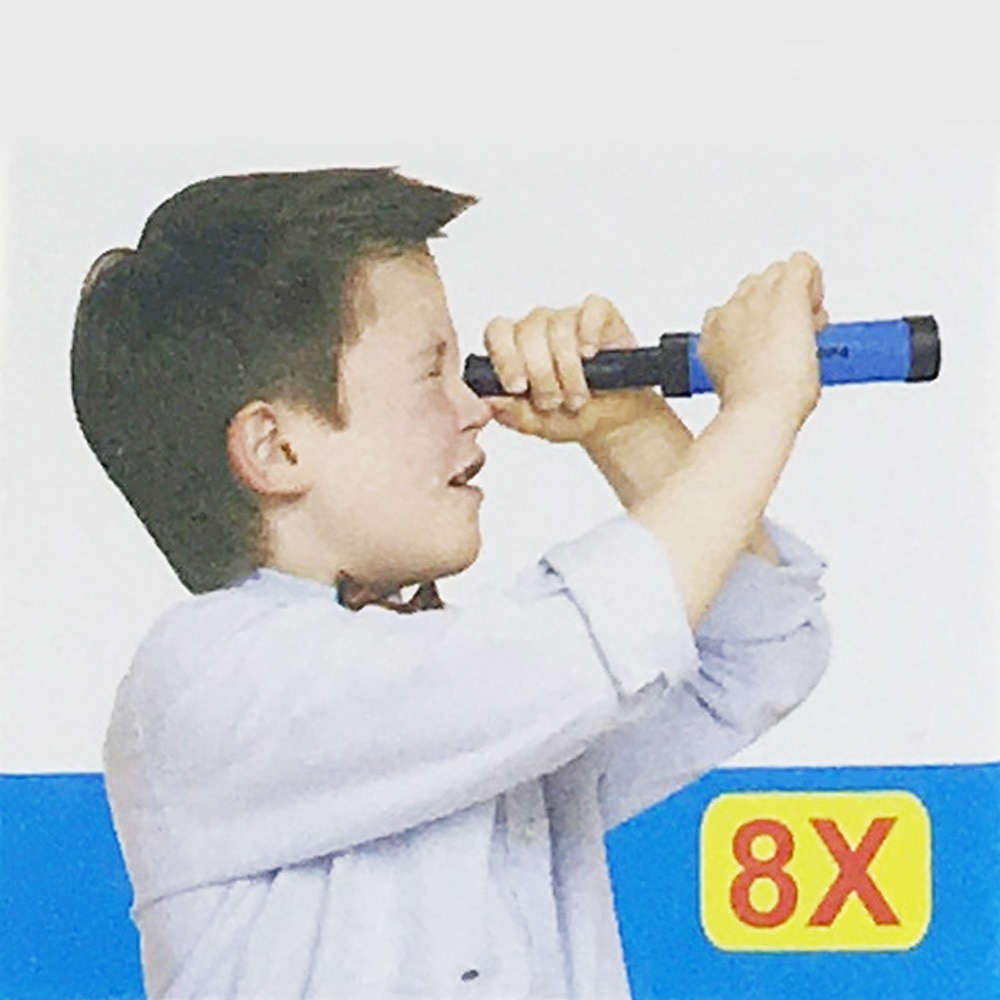 Telescop pentru copii Chippo 175120, Marire 8x, 27cm, Galben - eMAG.ro