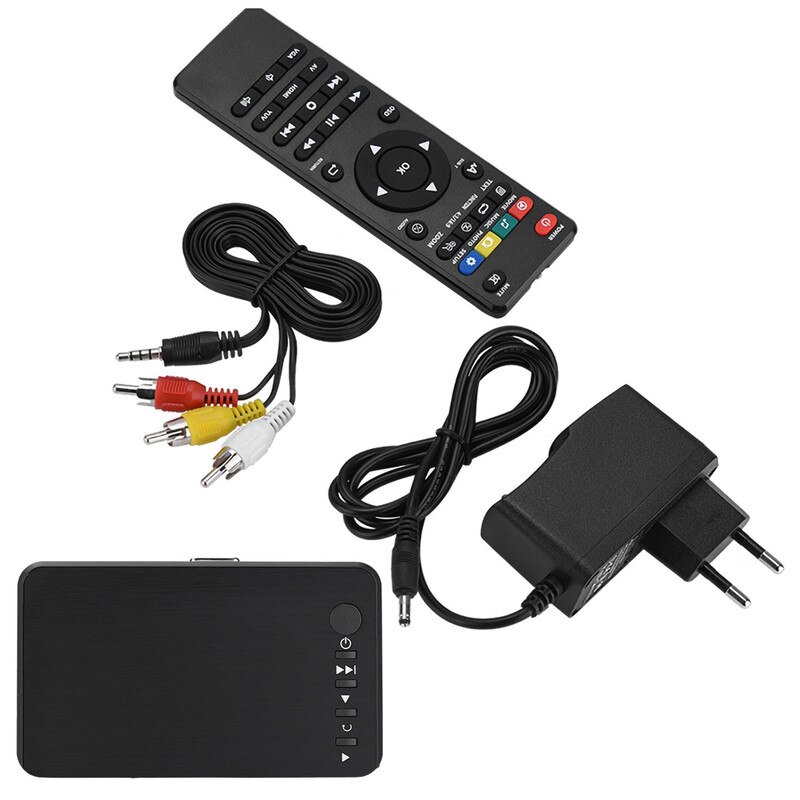 Set telecomanda cu cablu HDMI, ABS/Metal, 1080P HD, 110V-240V, Negru ...