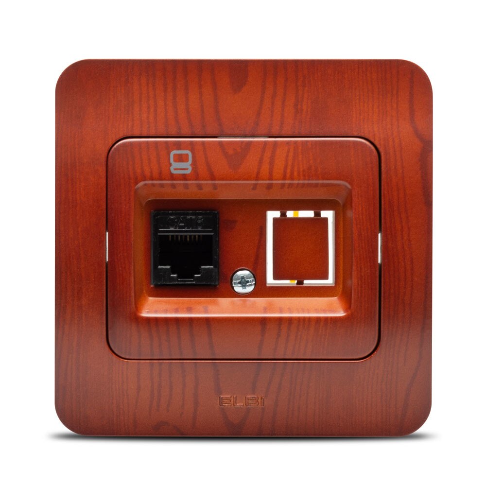 Щепсел UTP RJ45 Elbi Jazz Cat6 Recessed Cires ST - eMAG.bg